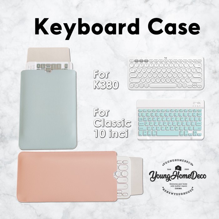 Jual Keyboard Case For Wireless Keyboard, Logitech K380, 10 Inch Mini ...