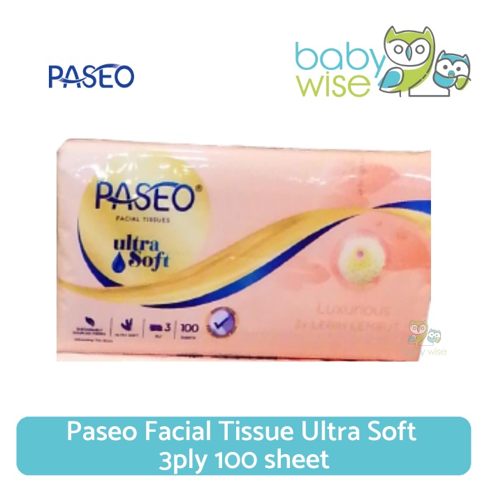Jual Paseo Facial Tissue Ultra Soft 3ply 100 sheet | Shopee Indonesia