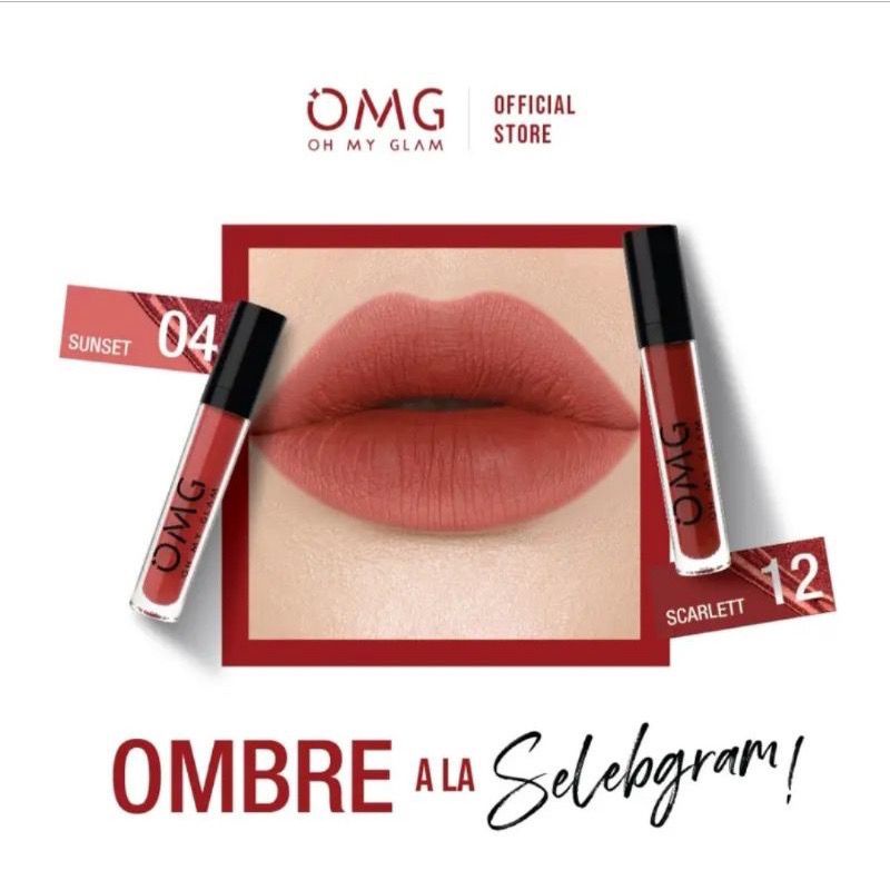 Jual Paket Ombre Lips OMG | Lipcream OMG Ombre Coffee Edition| Lipcream OMG | Ombre OMG Lip ...