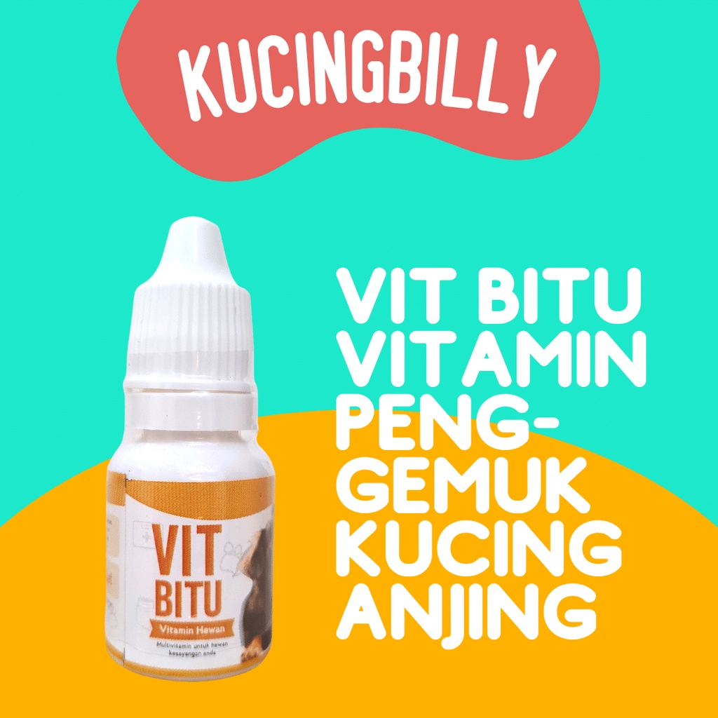 Jual Vit Bitu suplemen vitamin penggemuk kucing anjing | Shopee Indonesia