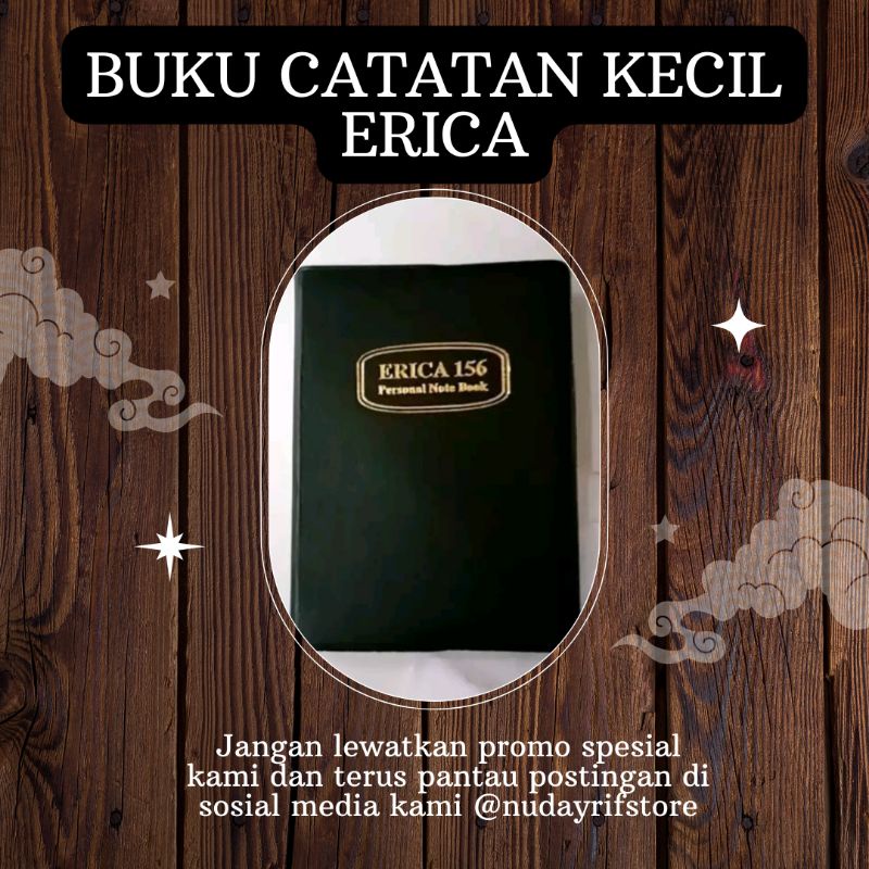 Jual P.10_Buku Catatan Kecil ERICA 156_Mini Notes_Saku Diary | Shopee ...