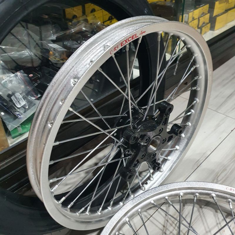 Jual Velg Alloy CRV Japan 18 x 160 Silver Kulit Jeruk set Jari dan ...