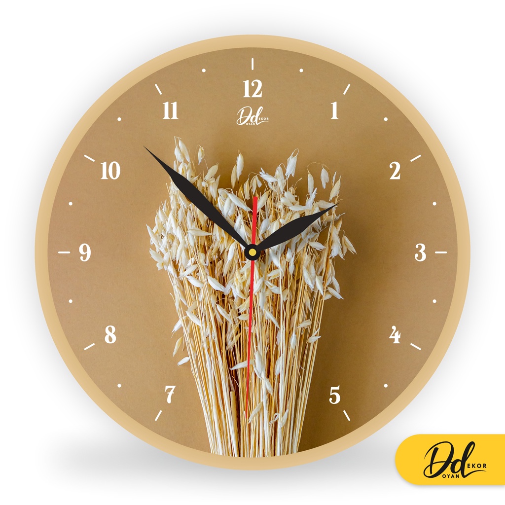 Jual MINIMALIS JAM DINDING RUMAH BUNGA CANTIK DEKORASI RUANG TAMU ...