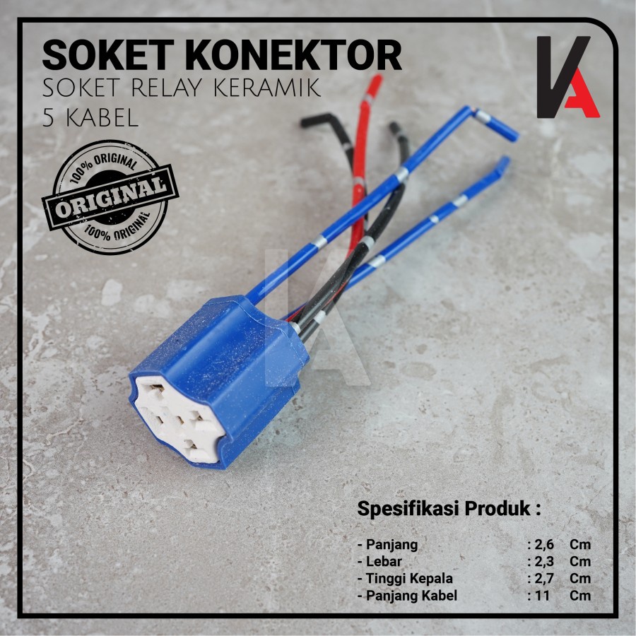 Jual Rumah Relay Keramik / Socket Cable Relay Ceramic / Soket kabel ...