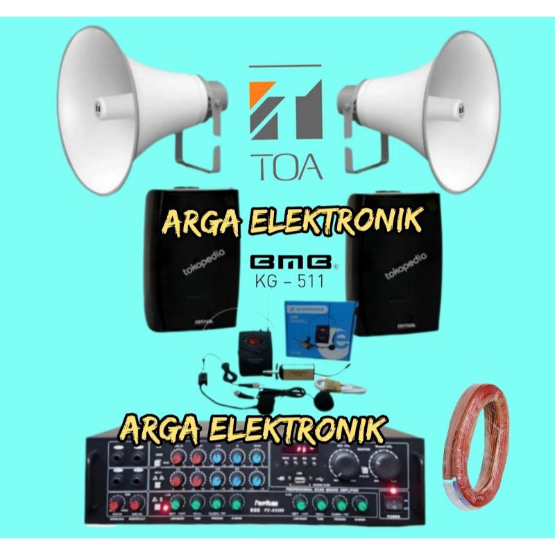 Jual PAKET SOUND MESJID PAKET TOA DAN SPEAKER BMB ORIGINAL | Shopee ...