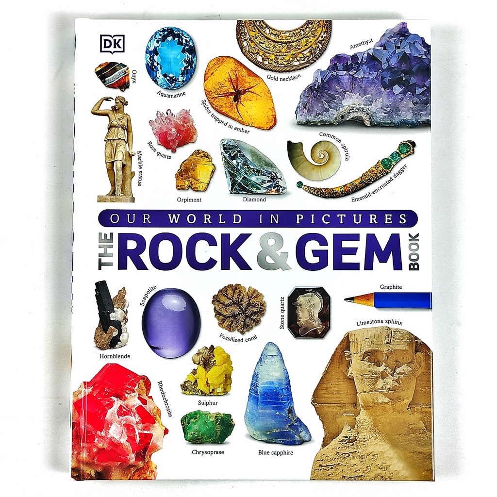 Jual ORIGINAL DK Our World In Pictures: The Rock & Gem Book - Leon ...