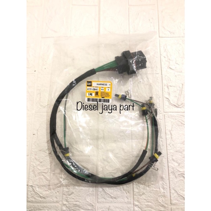 Jual Wiring Harness Injector Socket Kabel Injektor CAT 330D C9 419-0841 ...