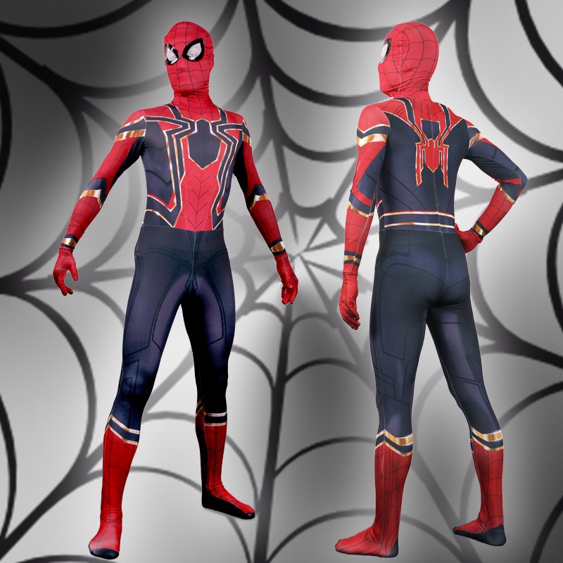 Jual Cosplay Dewasa Laba -laba Pria Gwen Besi Spiderman Kostum+Topeng ...
