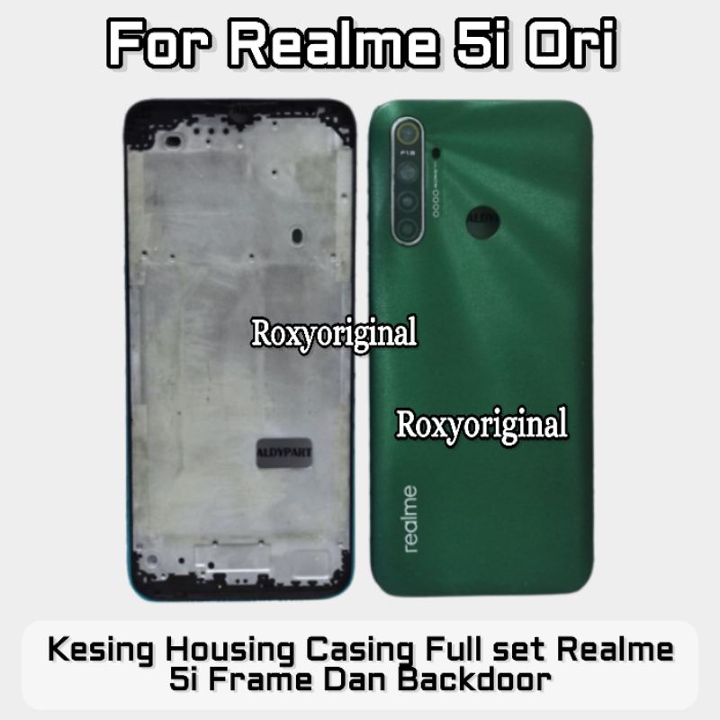 Jual Housing Casing fullset Realme 5i Frame Dan Backdoor Original ...