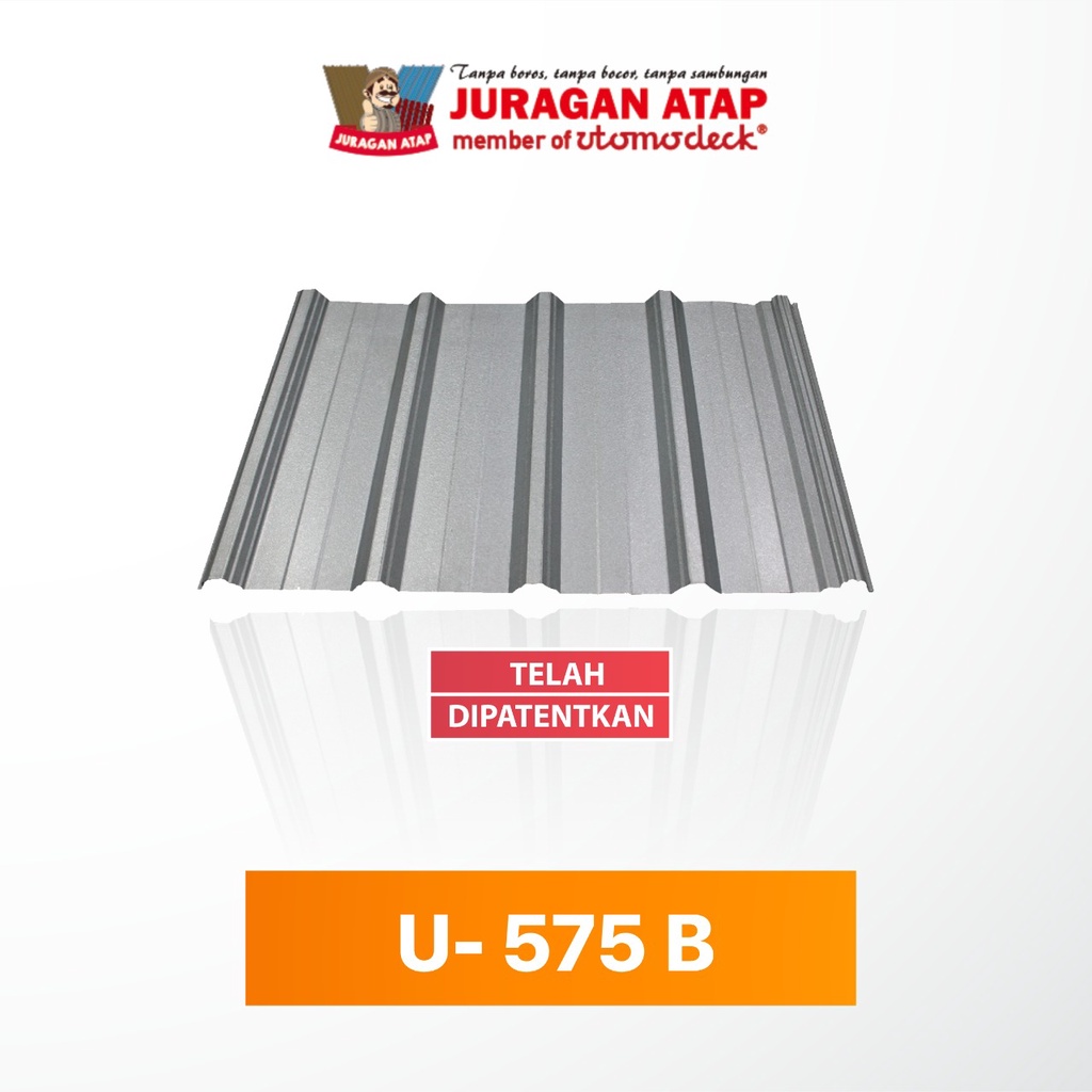Jual Atap Galvalum , Atap Baja Ringan, Spandeck U575 75 cm & 104 cm Utomodeck Juragan Atap ...