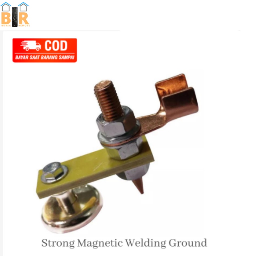 Jual Klem Tang Stang Las Head SINGLE Magnetic Welding Ground Clamp ...