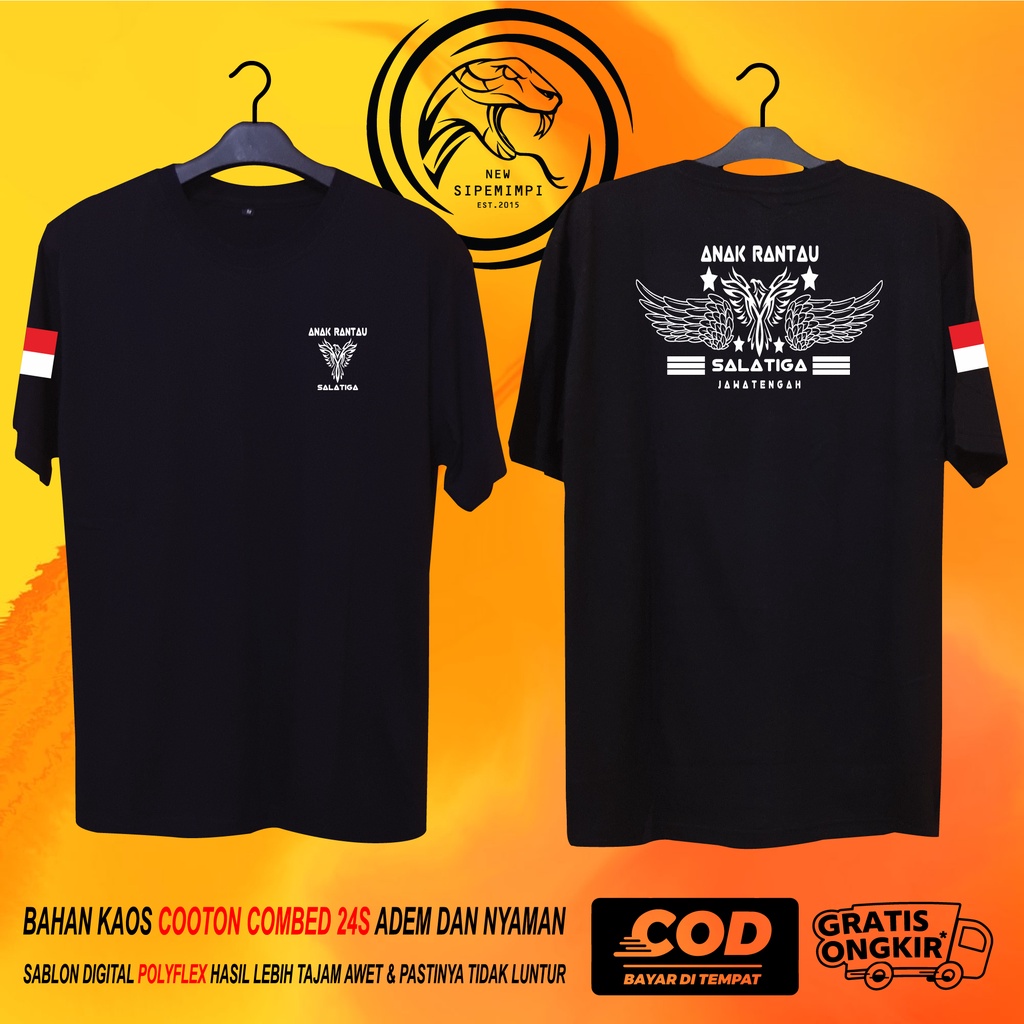 Jual BAJU KAOS DISTRO ANAK RANTAU SALATIGA KATUN COMBED 24S PREMIUM ...
