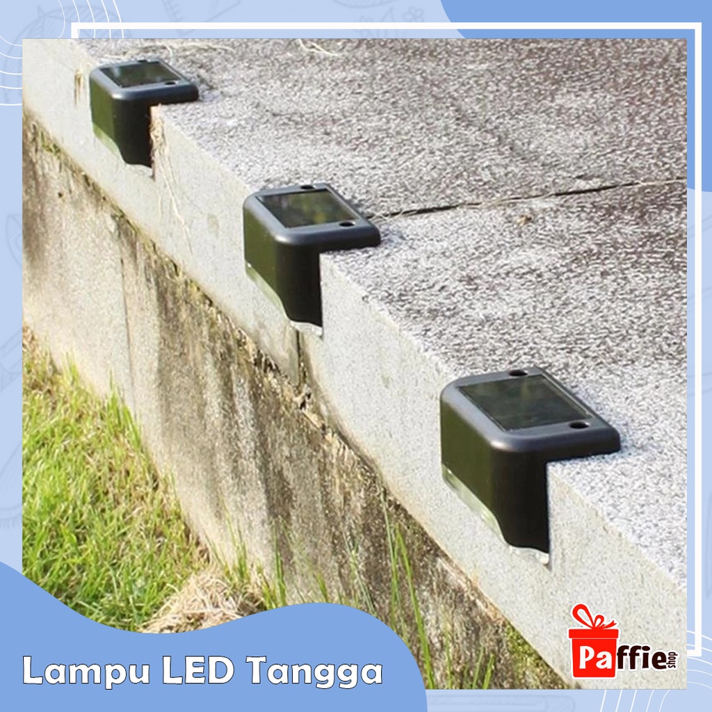 Jual Lampu LED Solar Cell Tangga Pagar Taman Tenaga Surya Otomatis ...