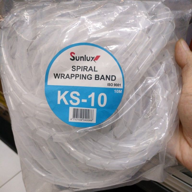 Jual kabel spiral KS-10 mm (ks-10 spiral wrapping band) | Shopee Indonesia