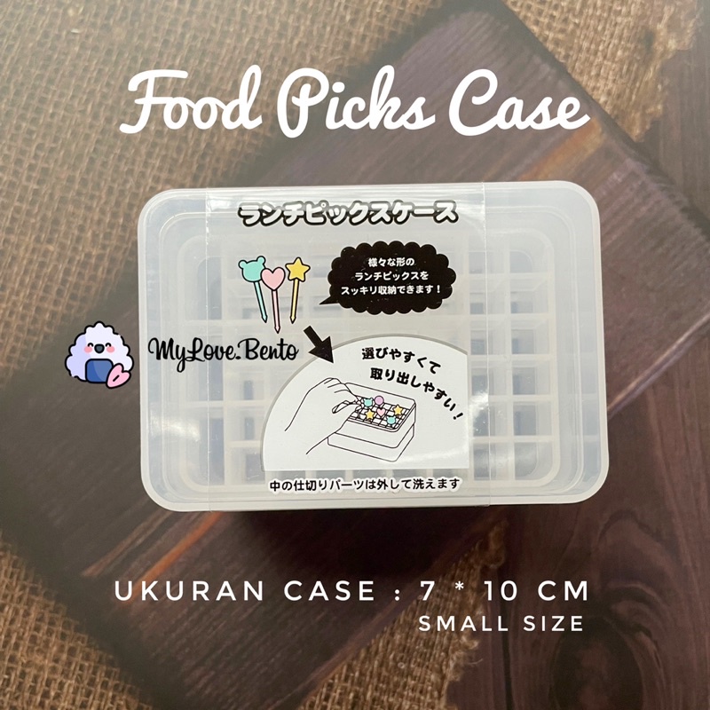 Jual Food Pick Case Tempat Tusukan Bento Food Picks Box Kotak Tusuk ...