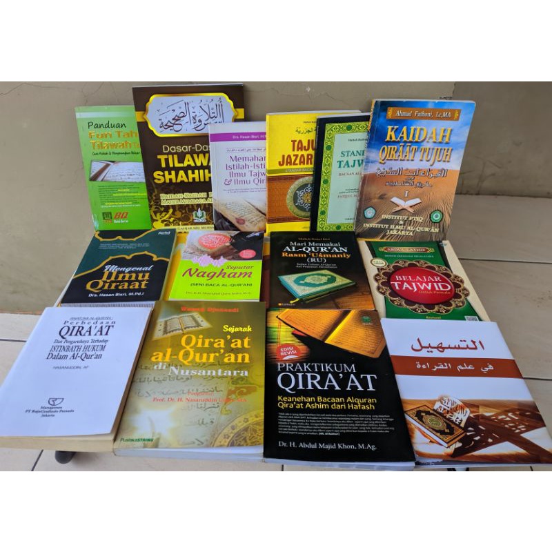 Jual Buku-buku Qira'at dan Tajwid Imam Riwayat Macam Bacaan qiro'at ...