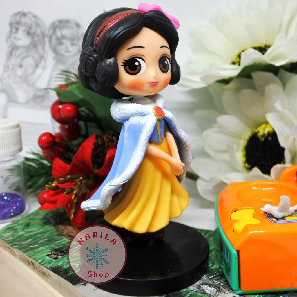 Jual Action Figure Disney Princess Mainan Topper kue Elsa Anna Ariel ...