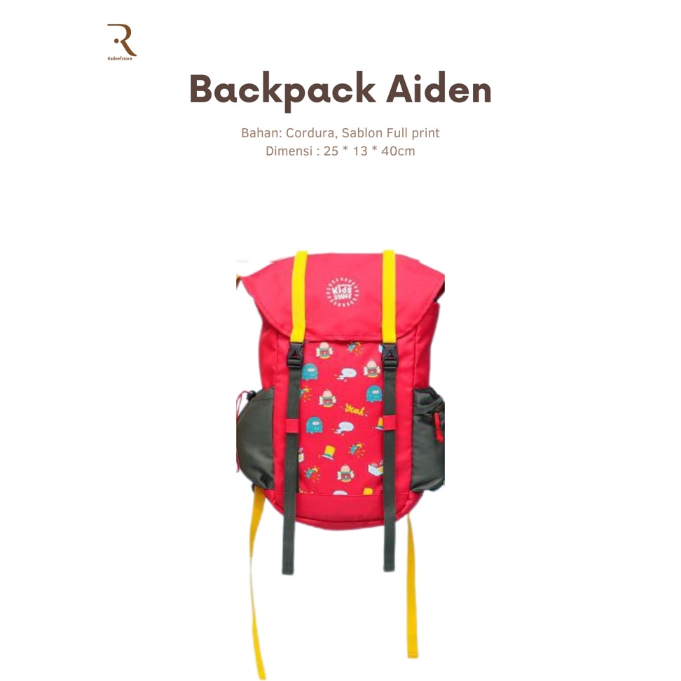 Jual TAS RANSEL ANAK SEKOLAH SD BACKPACK AIDEN BAG UPRIGHT | Shopee ...