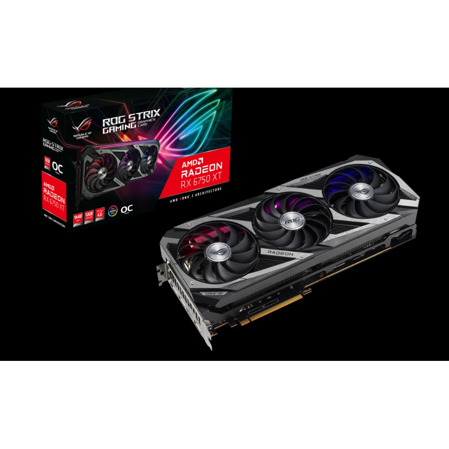 Jual ASUS ROG STRIX Radeon RX 6750 XT 12GB GDDR6 - RX6750XT DDR6 ...
