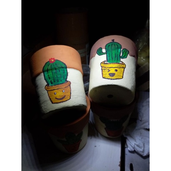Jual Pot Semen Lukis 8 cm | Shopee Indonesia