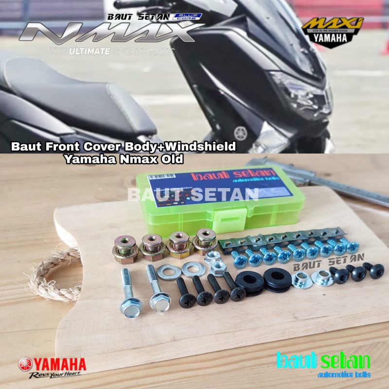 Jual Baut Full Set Tameng Depan Yamaha Nmax 2015-2019/Baut Full Set ...