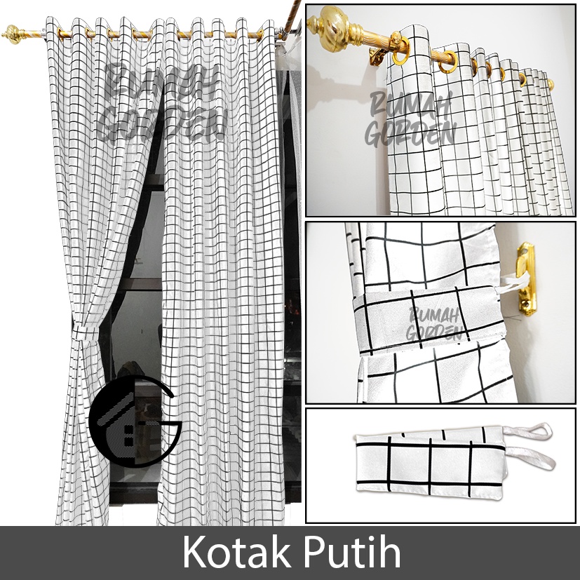 Jual GORDEN SMOKRING PINTU DAN JENDELA MINIMALIS AESTHETIC/TIRAI ...