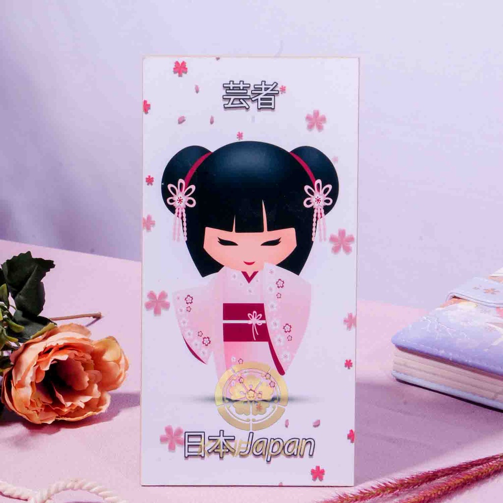 Jual Kanemochi Hiasan Dinding Geisha Kayu - Pajangan dinding kayu ...