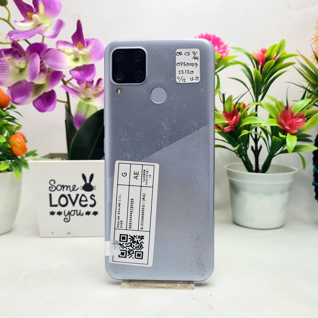 Jual Realme C15 4/64GB Bekas Second Eks Grs Resmi ( MEDIATEK ) | Shopee ...