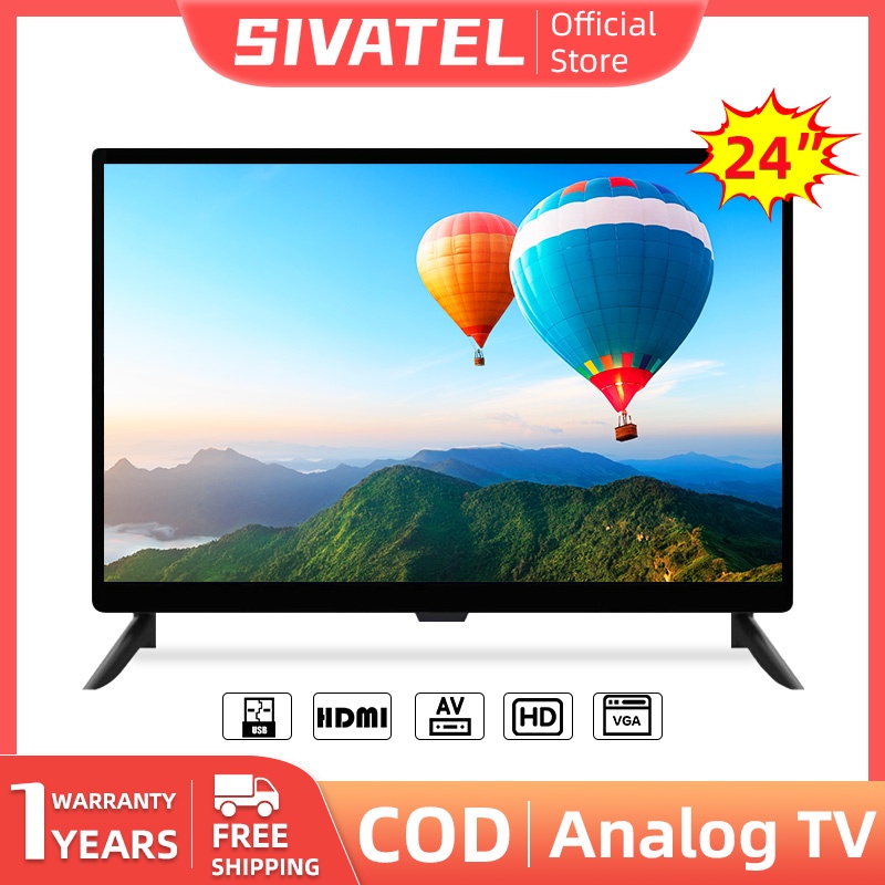 Jual Sivatel TV LED 24 inch Analog TV HD Ready Televisi Murah layar ...