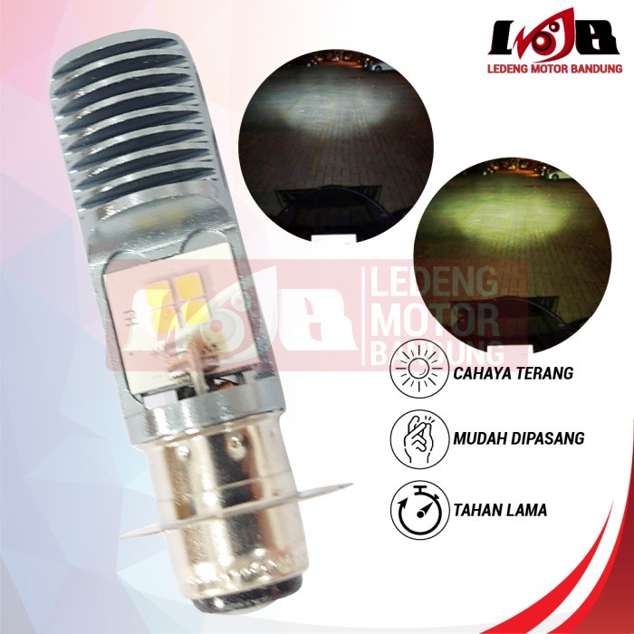 Jual Autovision Headlamp LED H6 M5 10W AC DC Nitro Combo Lampu Sorot Depan | Shopee Indonesia