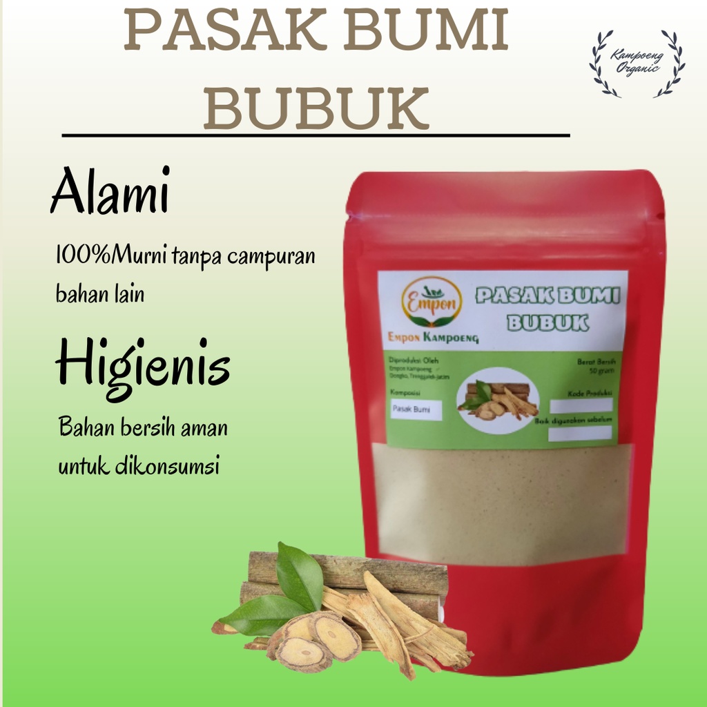 Jual Akar Pasak Bumi Tongkat Ali Bubuk Serbuk Halus Minuman Jamu Herbal Tradisional Asli Alami ...