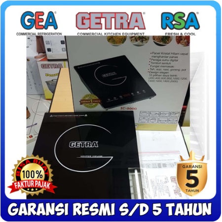 Jual IC-1100 INDUCTION COOKER GETRA IC 1100 ORIGINAL GARANSI RESMI ...
