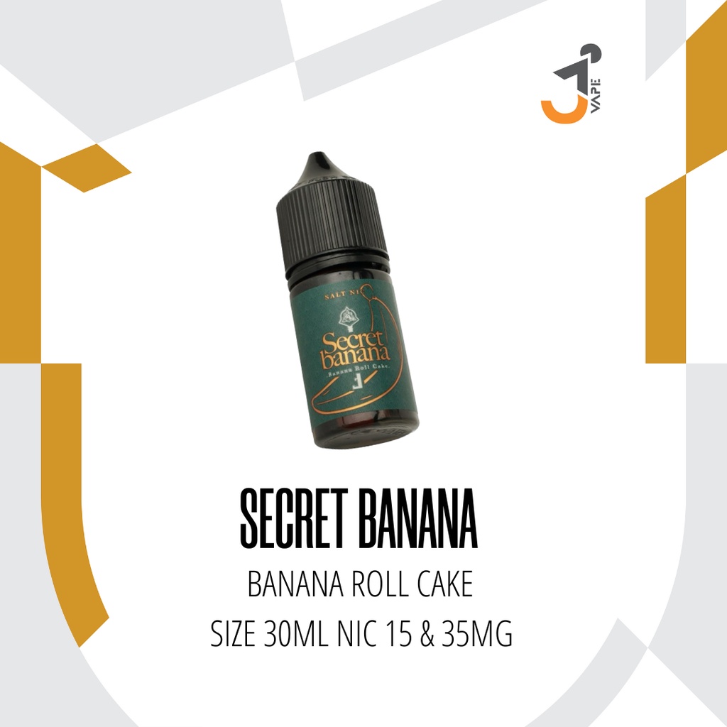 Jual SECRET BANANA SALT 30ML BY JVAPE X TRILOGY BREWERY E-LIQUID VAPE ...