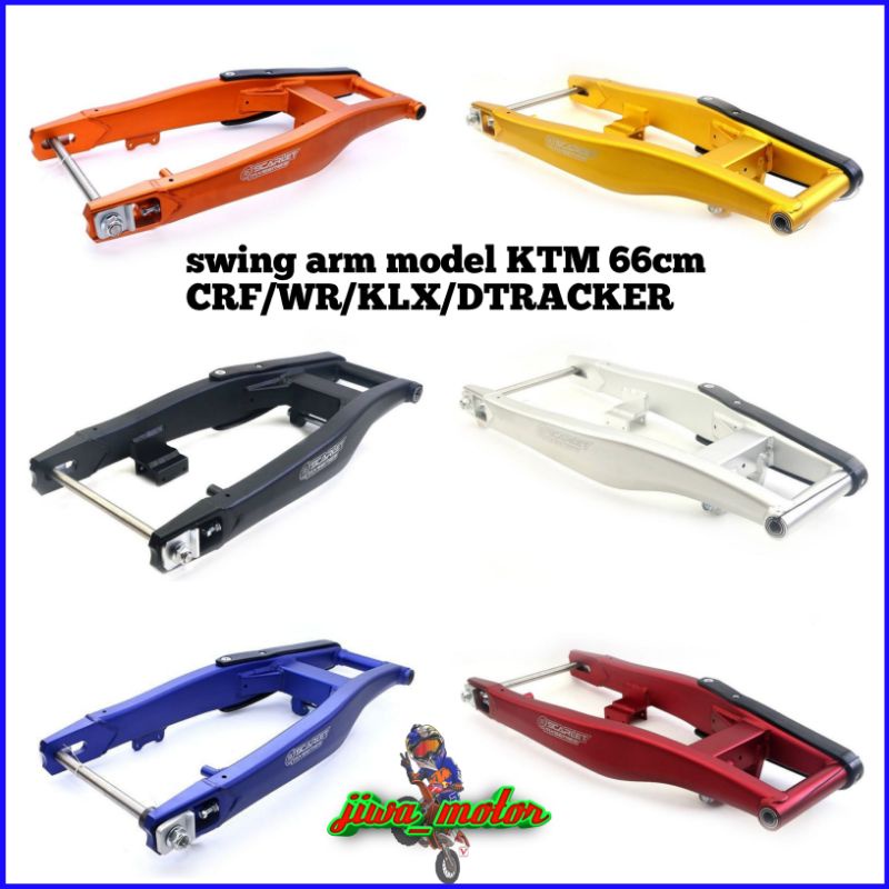 Jual swing arm CRF 150l WR155 KLX DTRACKER 150 scarlet model KTM panjang 66cm swing arm scarlet ...