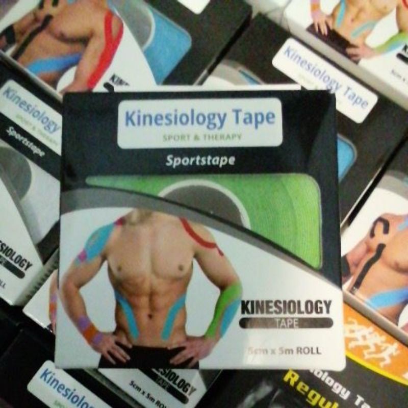 Jual [PROMO!!!] kinesio tape 5cmX5m - Sport Plaster Otot Gym Futsal Sepakbola Running Volly ...