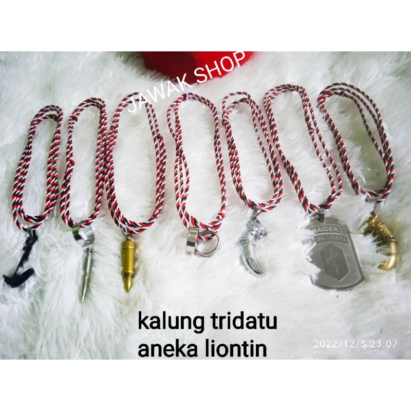 Jual KALUNG TRIDATU ASLI KHAS BALI TALI TEBAL 2MM ANEKA LIONTIN D284 ...
