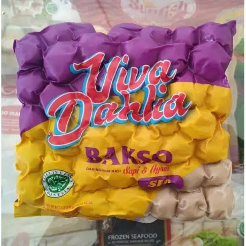 Jual Bakso Sapi Merk Viva Dahlia 500 gram-Free Bubblewarp | Shopee ...