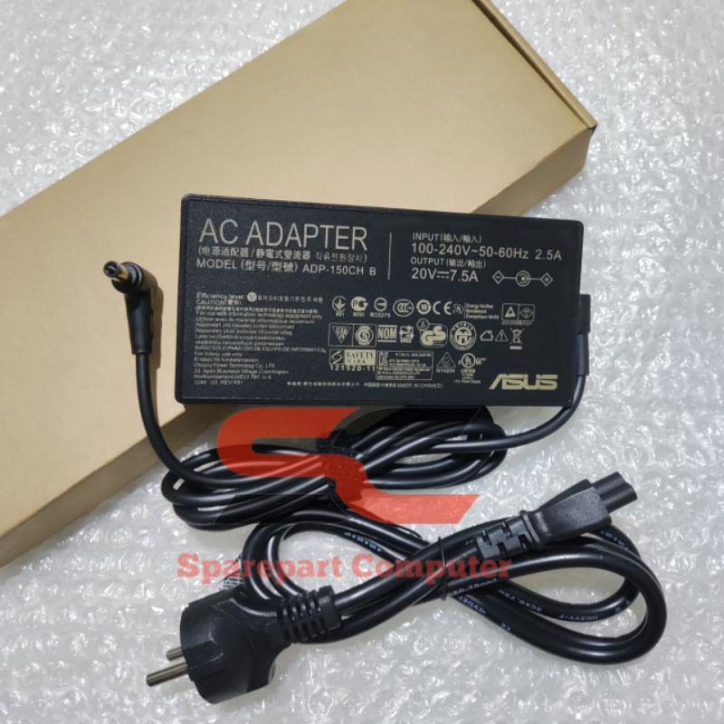 Jual Adaptor Adapter Charger ASUS ROG 150W 20V - 7.5A 150W (6PHI) ADP ...