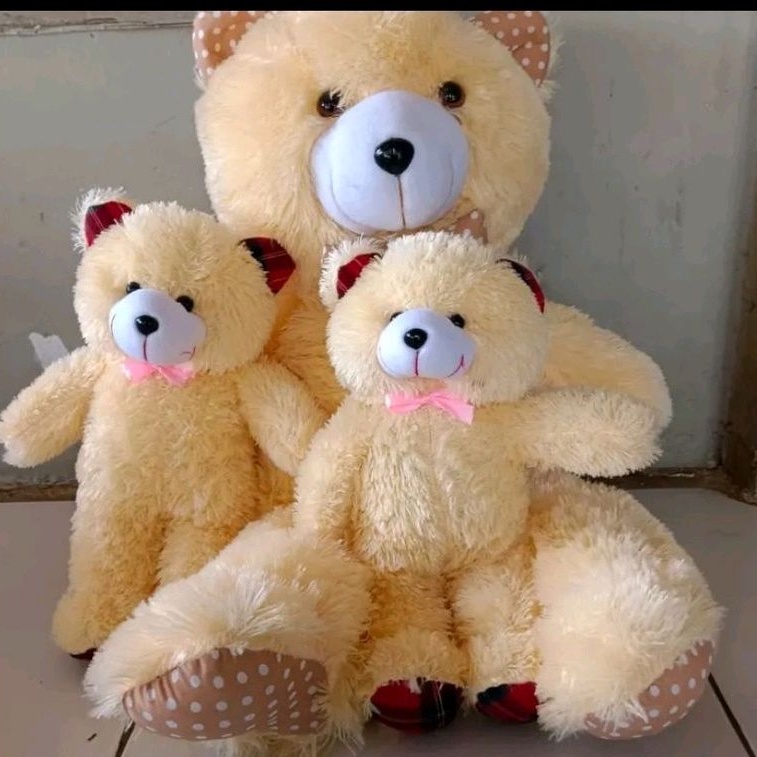 Jual Paket MurMer Boneka Tedi bear jumbo 70cm beranak 2 ( beli 1 induk ...