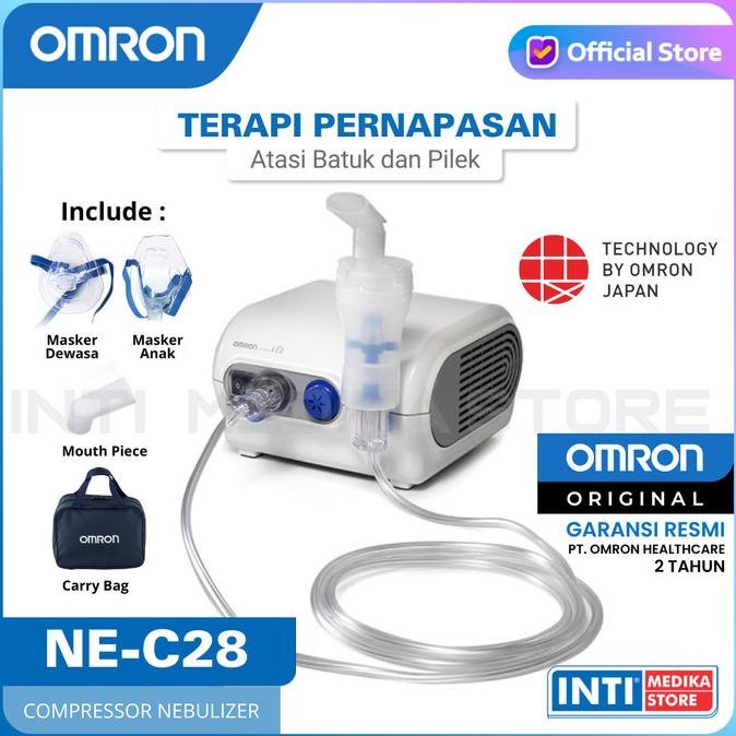 Jual OMRON - Nebulizer Compressor NE C28 | Alat Terapi Uap Pernafasan | Shopee Indonesia