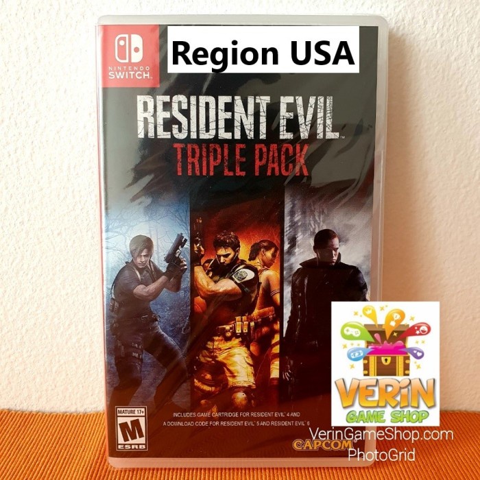 Jual Switch Resident Evil Triple Pack (Resident Evil 4, 5, & 6 ...