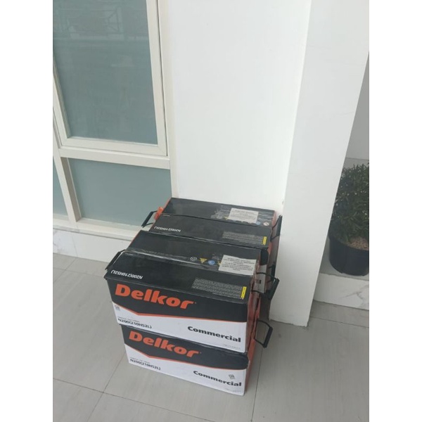 Jual Accu MF Delkor N200 /aki kering 12v 200ah | Shopee Indonesia