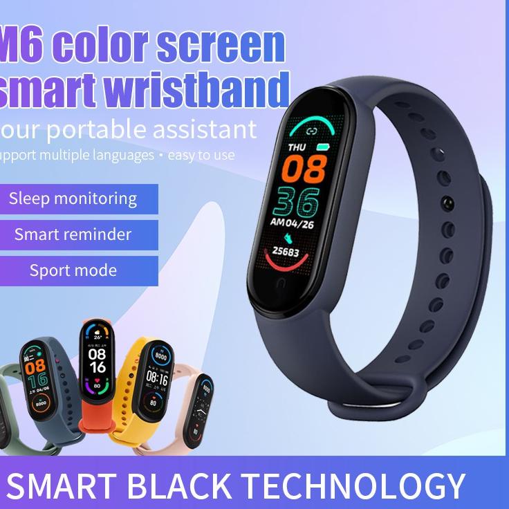 Jual Paling Dicari Smart Watch M6 SpO2 Sport Health Multimedia Mi Band ...