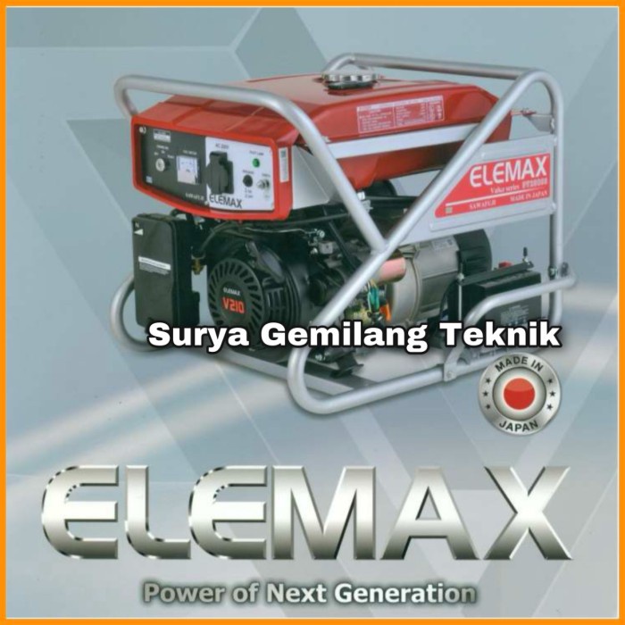 Jual Mesin Genset Bensin Honda Elemax Sv2800R 2300Watt Generator Listrik | Shopee Indonesia
