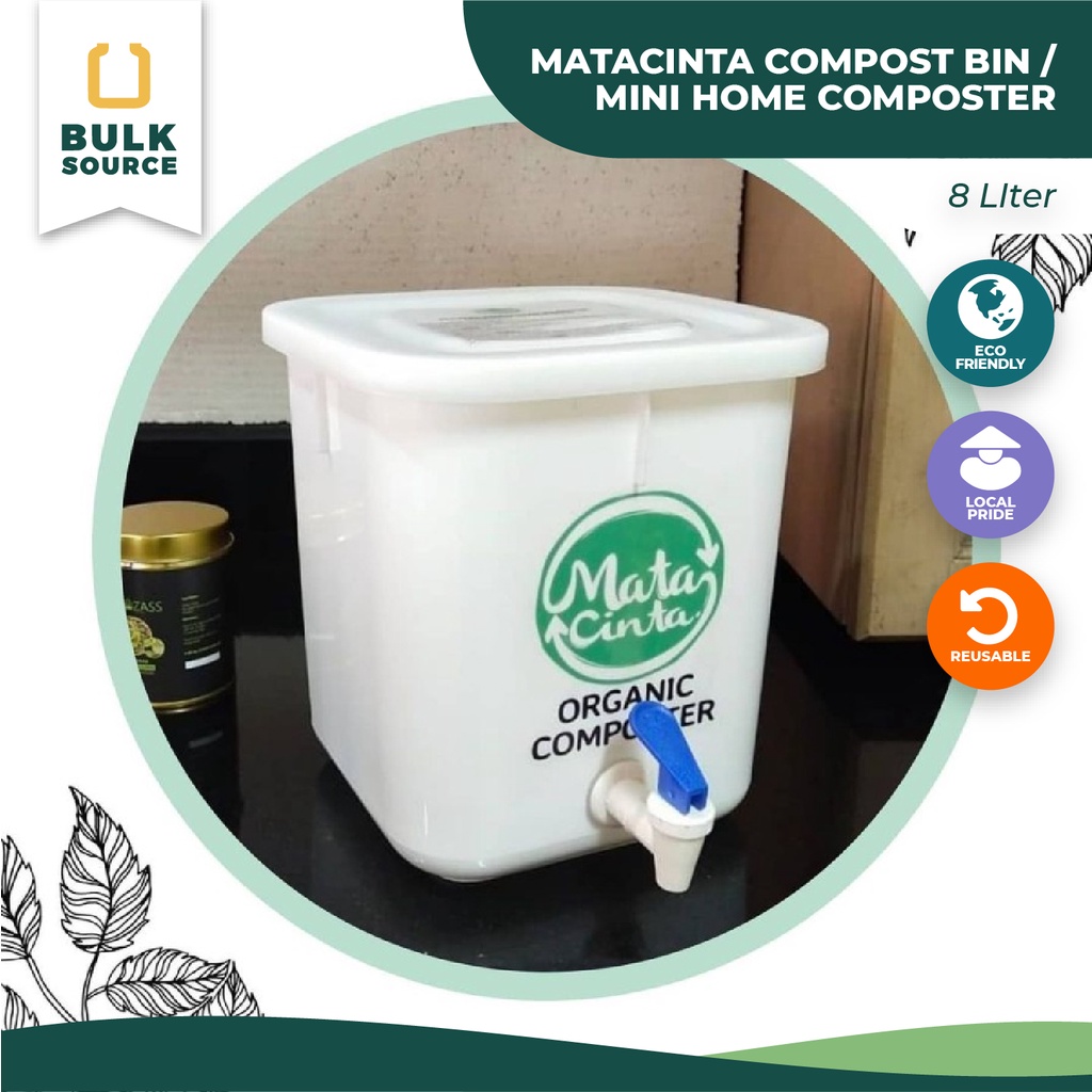 Jual Mata Cinta - Compost Bin / Mini Home Composter 8Litres | Shopee ...