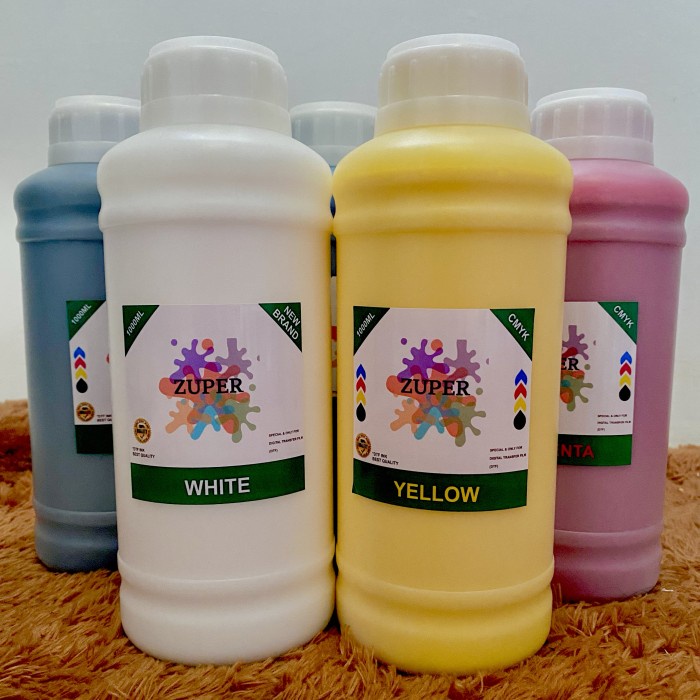 Jual Tinta Dtf Premium 1000Ml Dtf Ink Kualitas Terbaik Warna Dan Putih ...