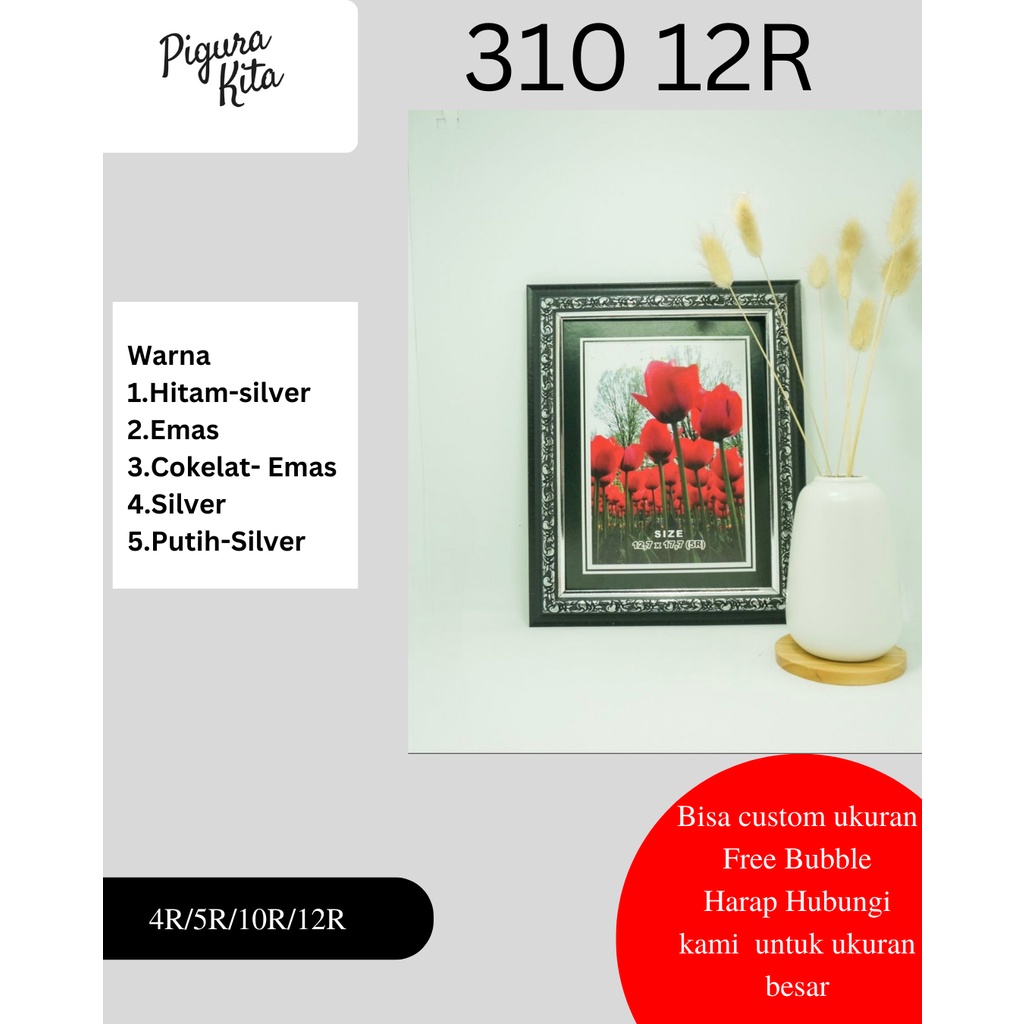 Jual Bingkai foto 12R - Pigora 12R - Pigura 12R - Figura 12R Khusus ...