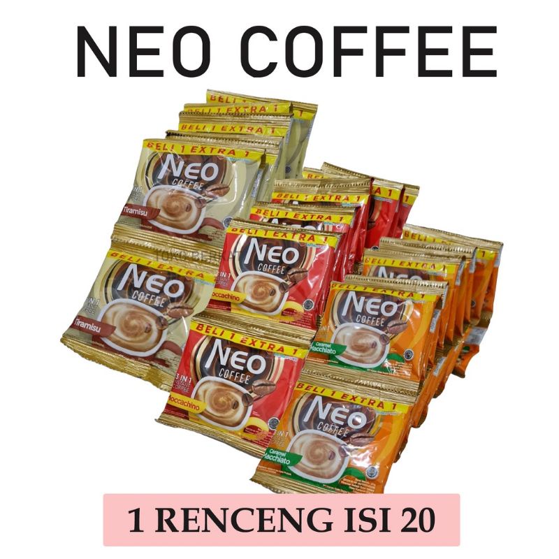 Jual KOPI NEO 1 RENCENG ISI 20PCS | Shopee Indonesia