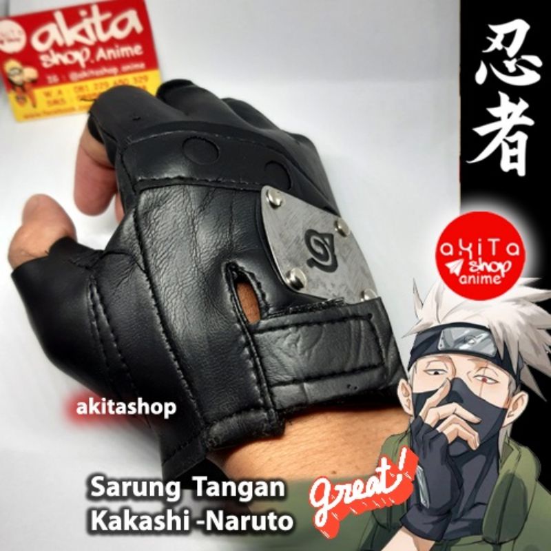 Jual Sarung tangan Naruto Kakashi Anime cocok untuk cosplay | Shopee ...