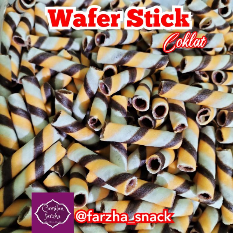 Jual CAMILAN WAFER STICK 250GR JAJANAN SNACK KILOAN OLEHOLEH CEMILAN ...